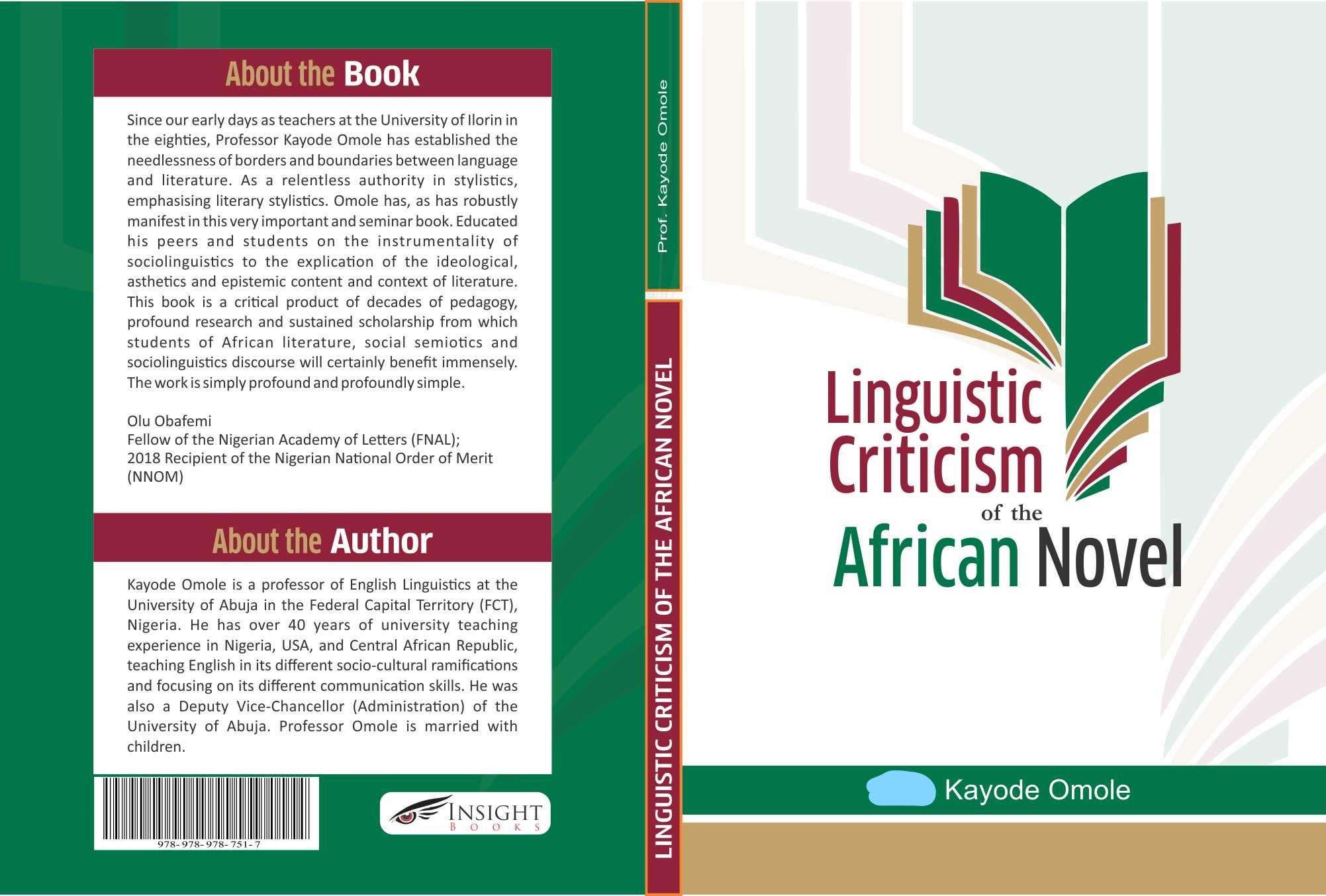 Omole’s ground-breaking approach to literary linguistics - The Insight